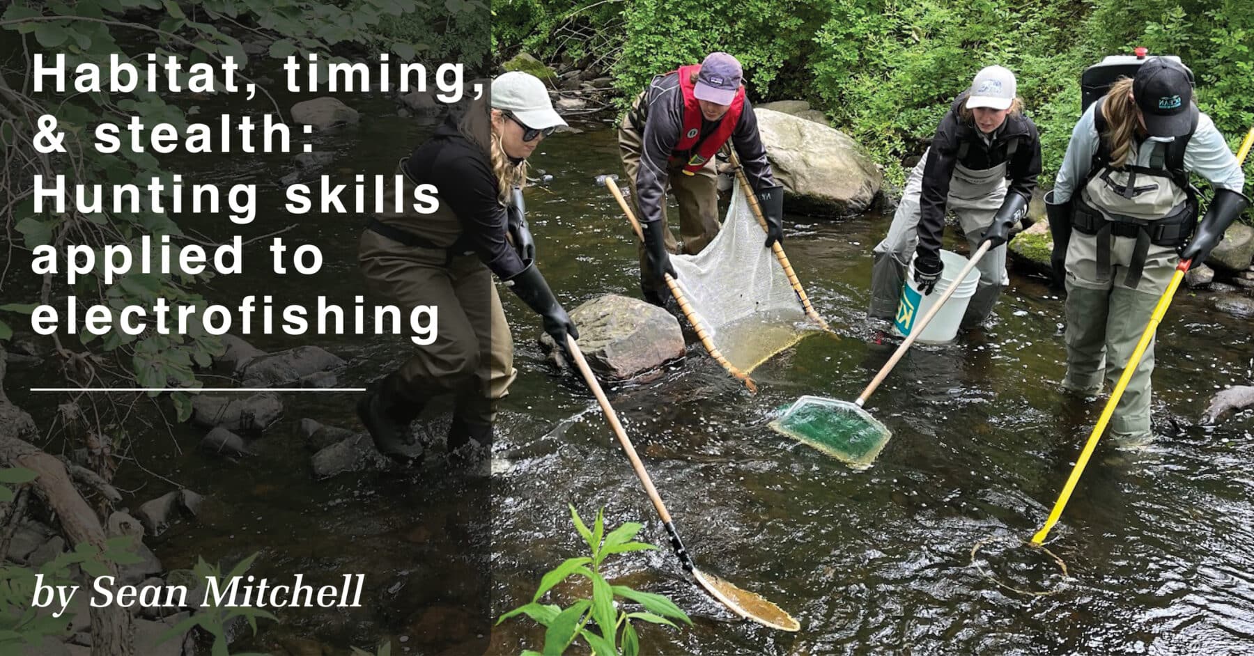 Habitat, timing, and stealth: Hunting skills applied to electrofishing ...